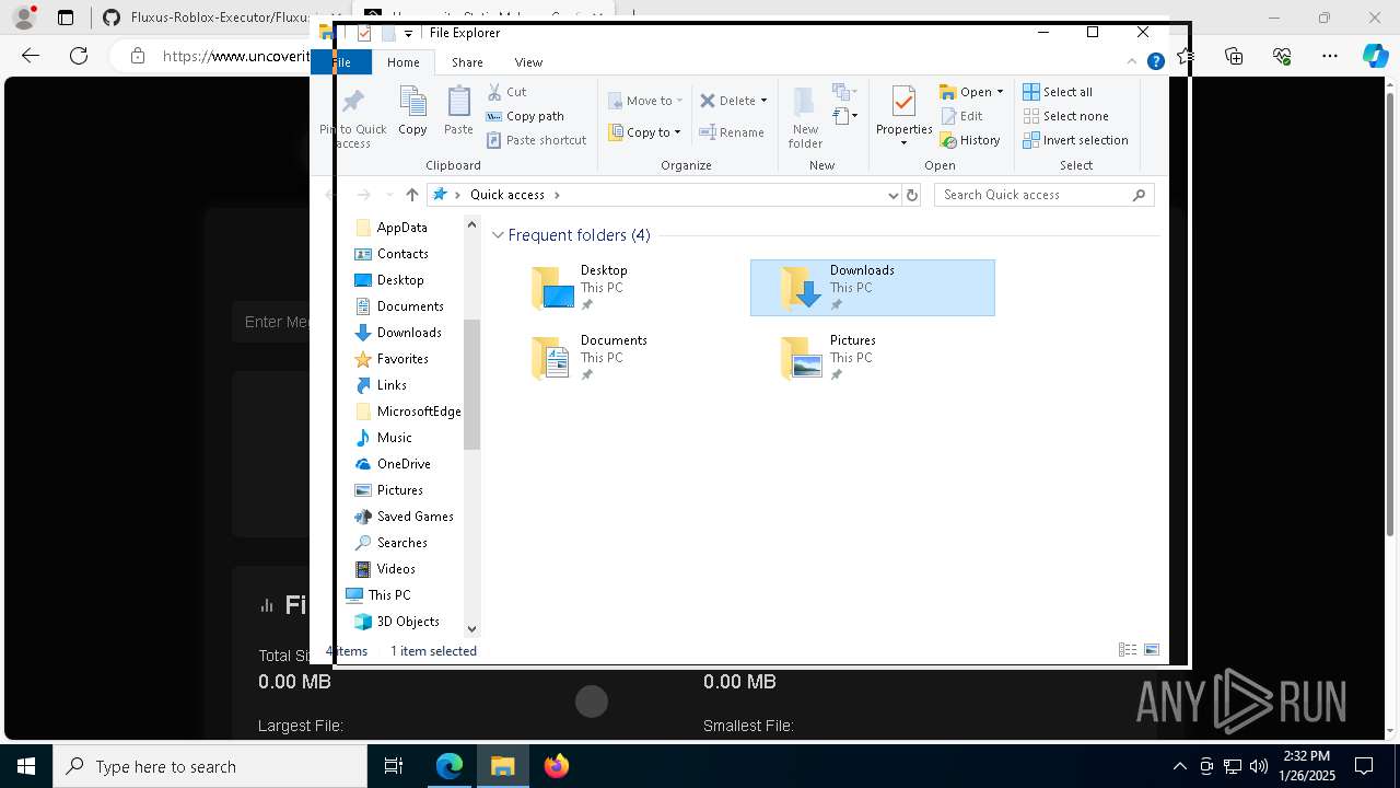 Malware analysis https://github.com/sh1nadg/Fluxus-Roblox-Executor ...