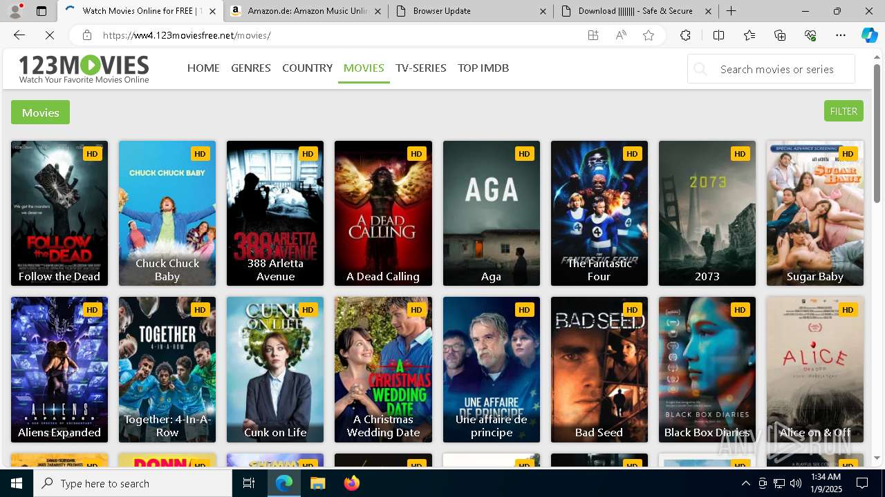 Malware analysis ww4.123moviesfree.net Malicious activity | ANY.RUN - Malware Sandbox Online