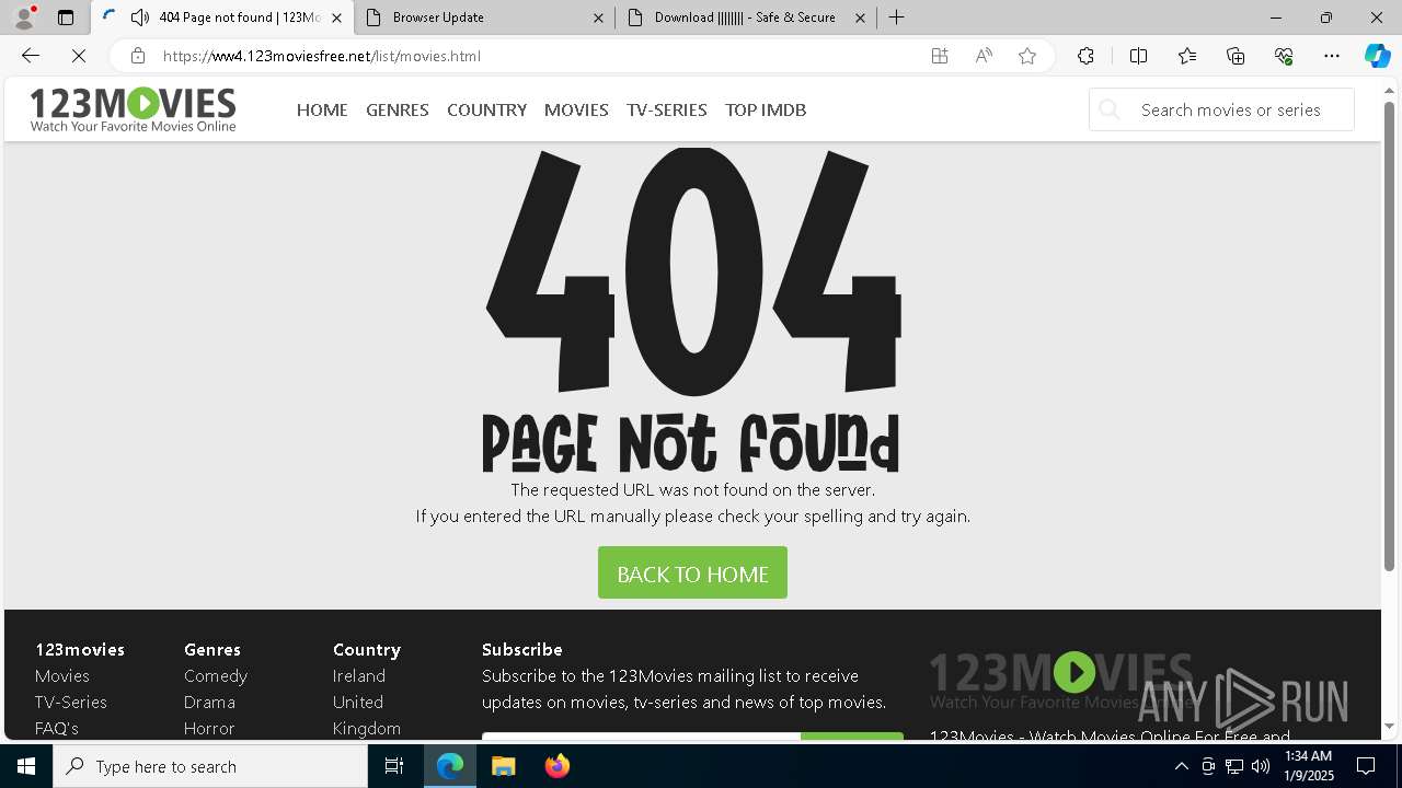 Malware analysis ww4.123moviesfree.net Malicious activity | ANY.RUN - Malware Sandbox Online