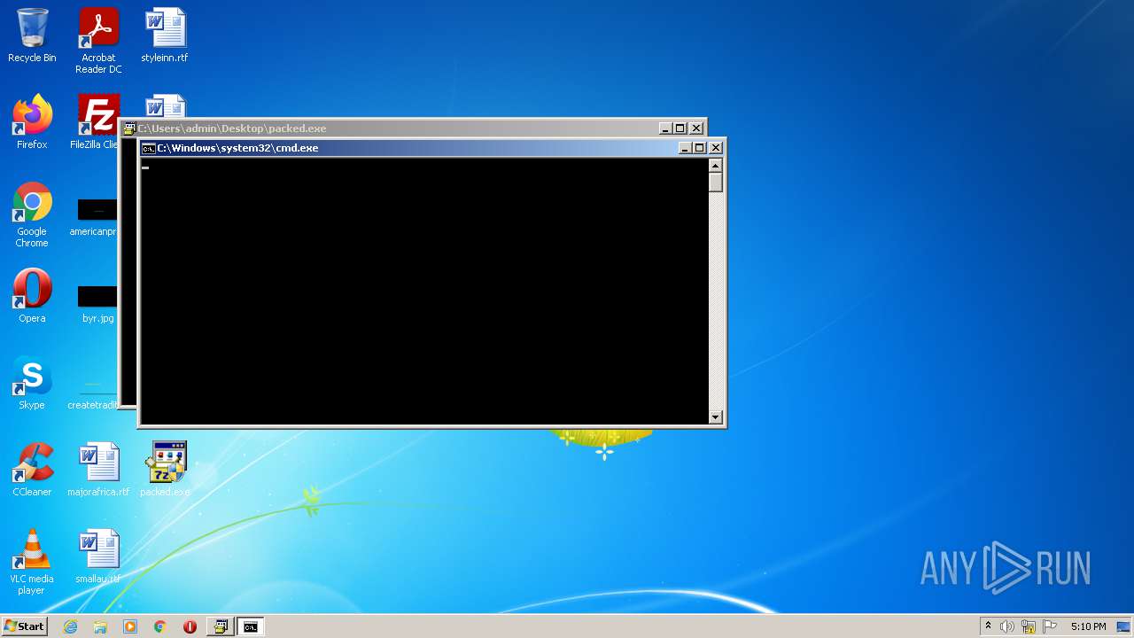 Analysis packed.exe (MD5: 972386651508F3C3A0369940853D41CC) Malicious activity - Interactive ...