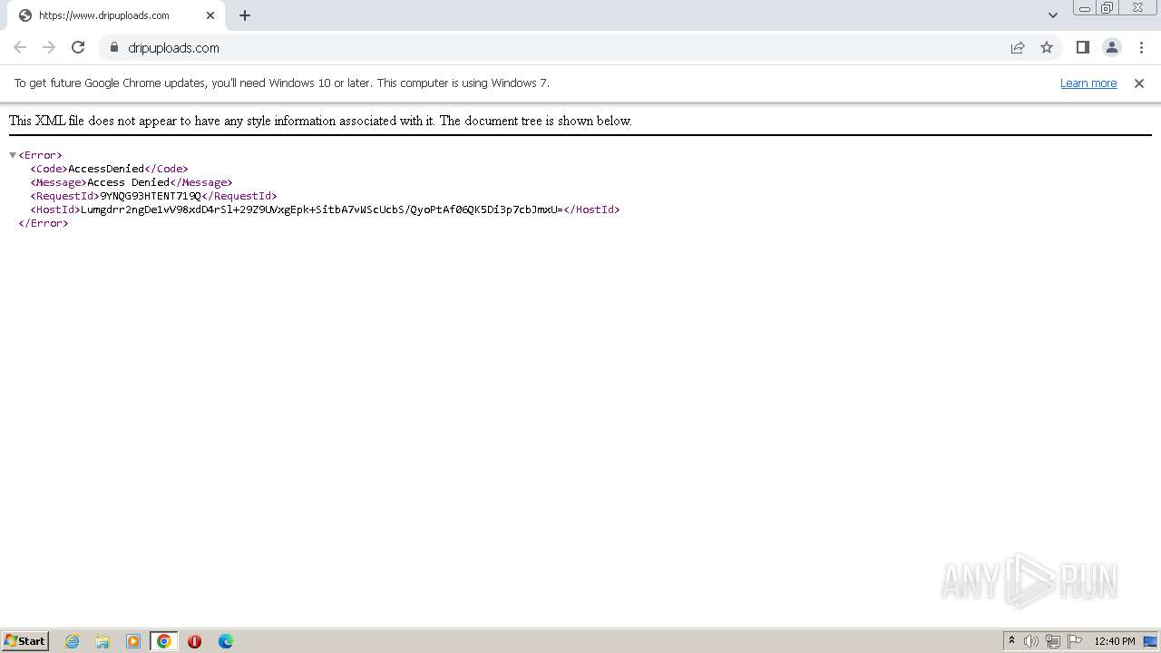 Malware Analysis Https: Www.dripuploads.com Malicious Activity