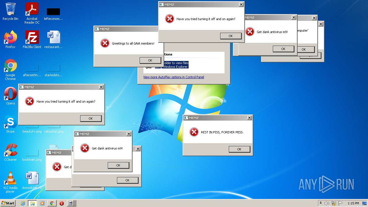 Malware analysis https://github.com/Da2dalus/The-MALWARE-Repo Malicious activity | ANY.RUN ...