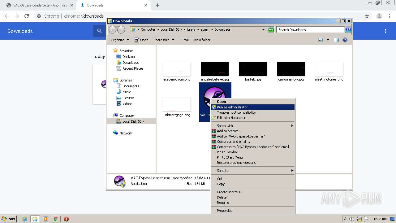 Malware analysis https://anonfiles.com/5dXcu3P3n6/VAC-Bypass-Loader_exe ...