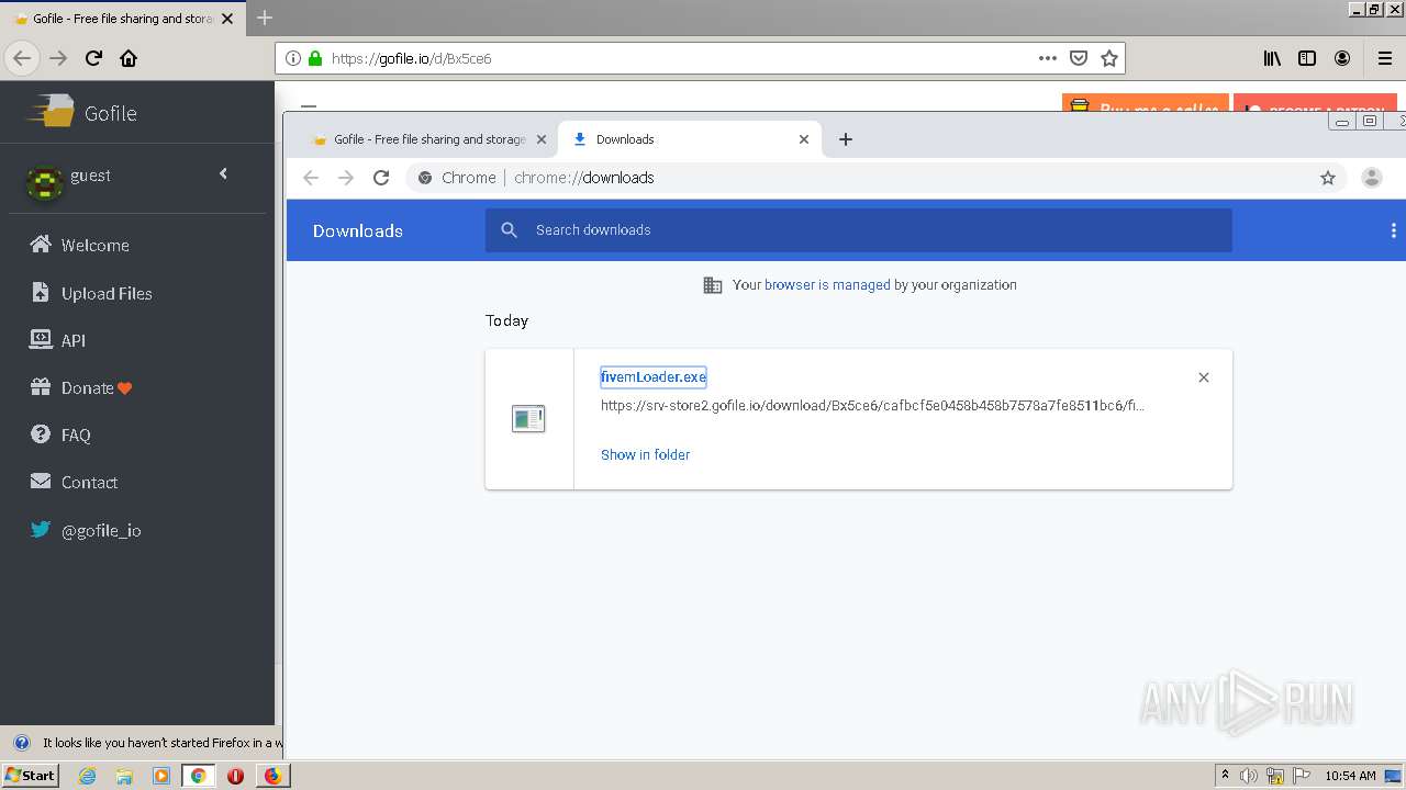 Malware analysis https://gofile.io/d/Bx5ce6 Malicious activity | ANY.RUN - Malware Sandbox Online