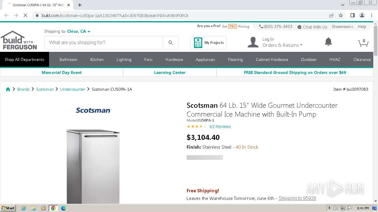 Malware analysis https://url.us.m.mimecastprotect.com/s/E9aDCjRV9JSy1nJOvFWW4Ee?domain=build.com ...