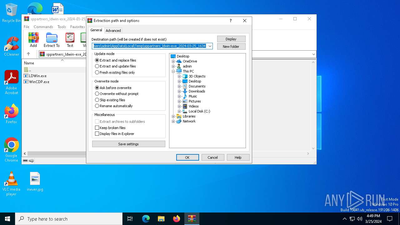 Analysis sppartners_ldwin-exe_2024-03-25_1634.zip (MD5: F3BE02FAD8D8F86D2B334EC0A46CC4C9 ...