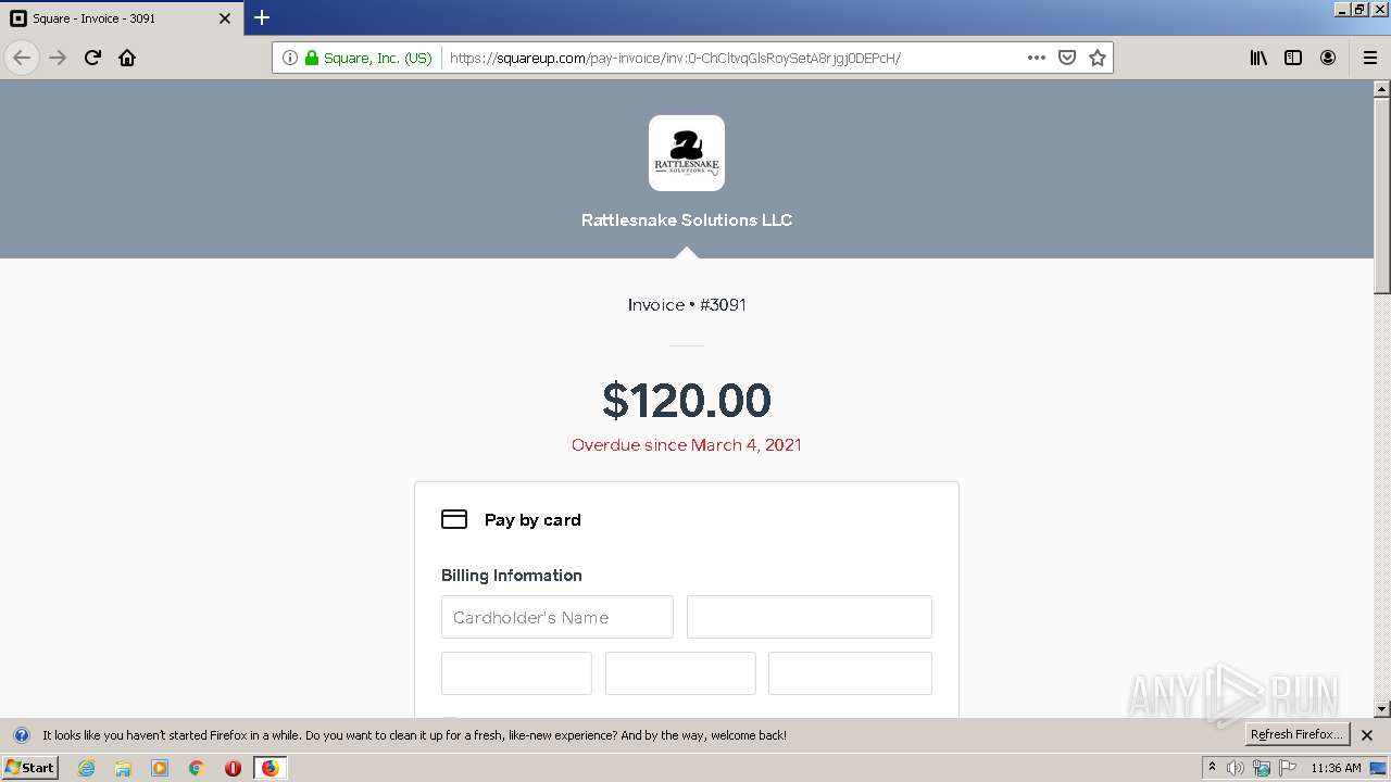 Malware analysis https://wcssssxs.r.us-west-2.awstrack.me/L0/https:%2F%2Fsquareup.com%2Fpay ...