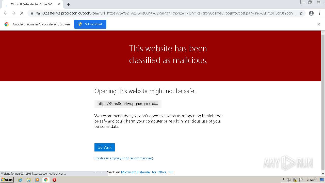 Malware analysis https://nam02.safelinks.protection.outlook.com/?url ...