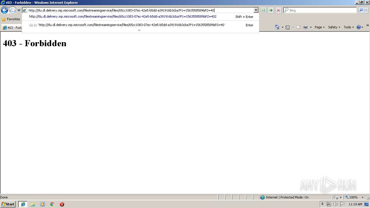 Malware analysis http://tlu.dl.delivery.mp.microsoft.com ...