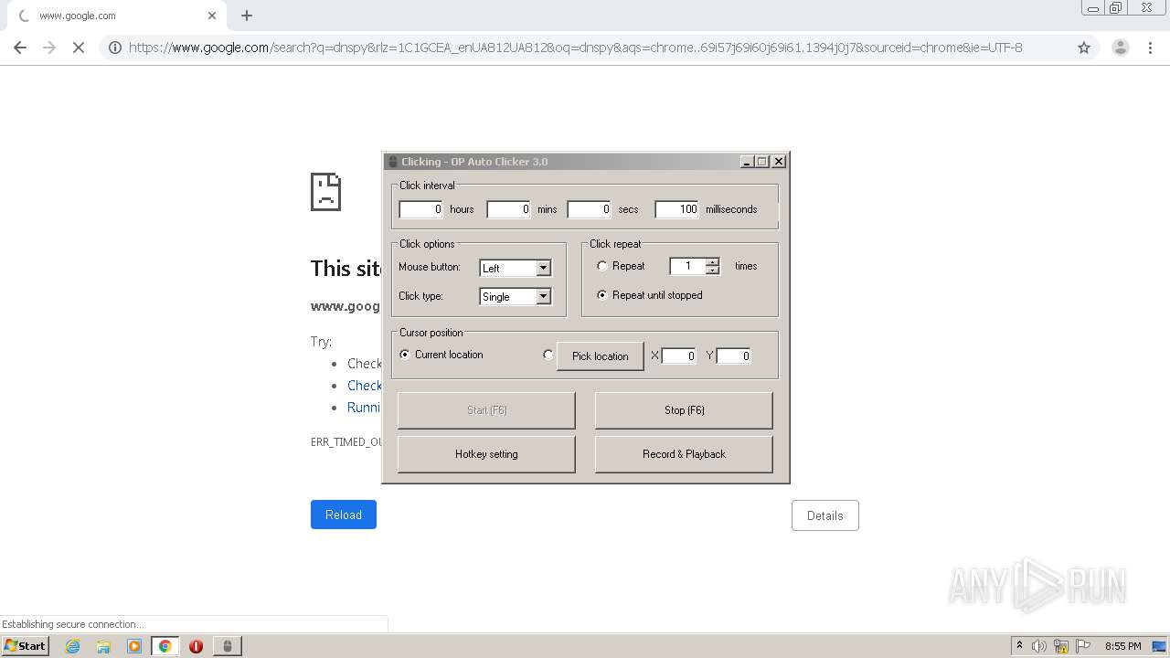 Malware analysis https://sourceforge.net/projects/orphamielautoclicker ...