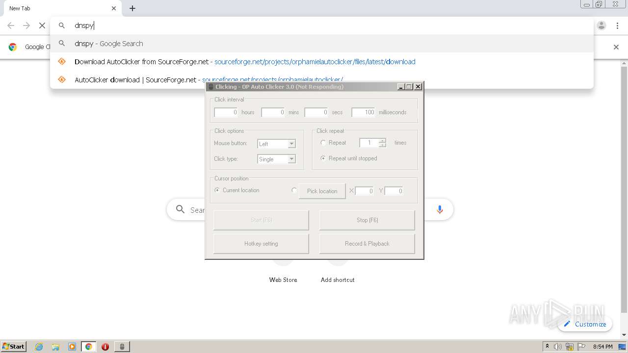 Malware analysis https://sourceforge.net/projects/orphamielautoclicker/ Malicious activity | ANY ...