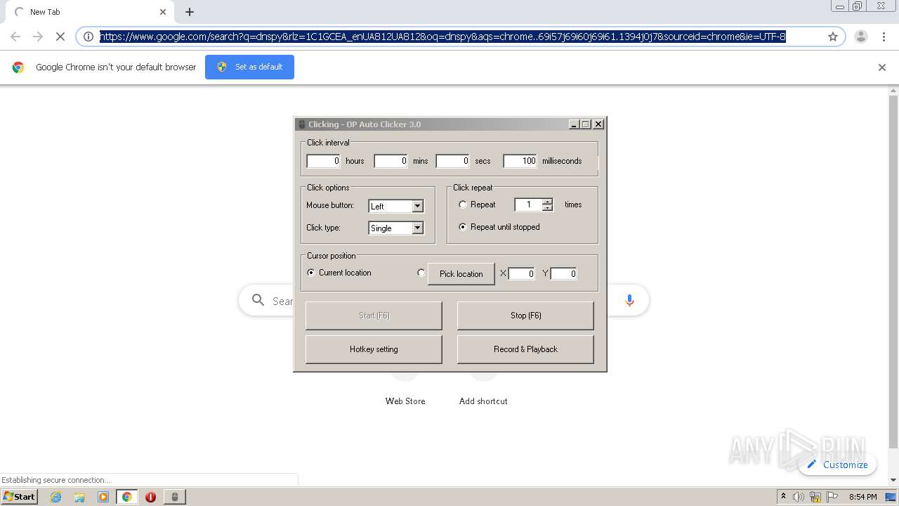 Malware analysis https://sourceforge.net/projects/orphamielautoclicker/ Malicious activity | ANY ...