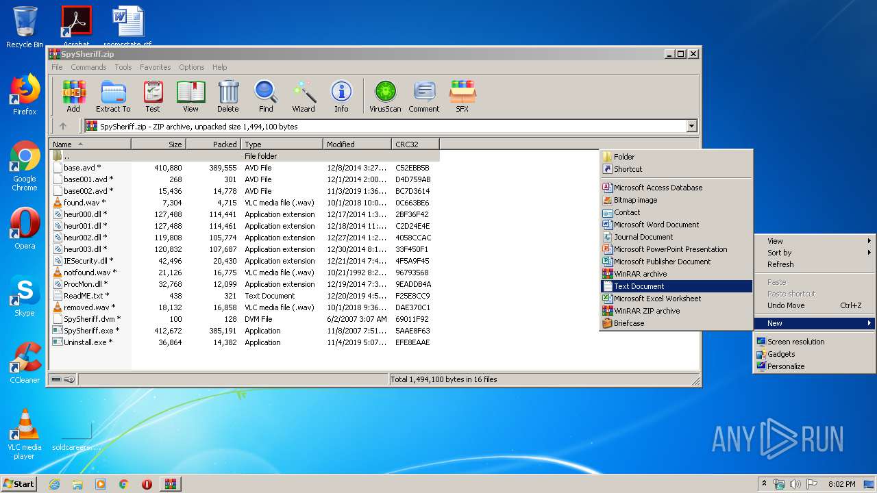 Malware analysis SpySheriff.zip Malicious activity | ANY.RUN - Malware ...