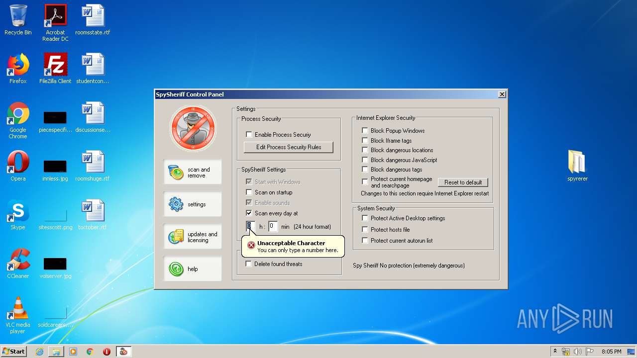 Malware Analysis Spysheriff.zip Malicious Activity 