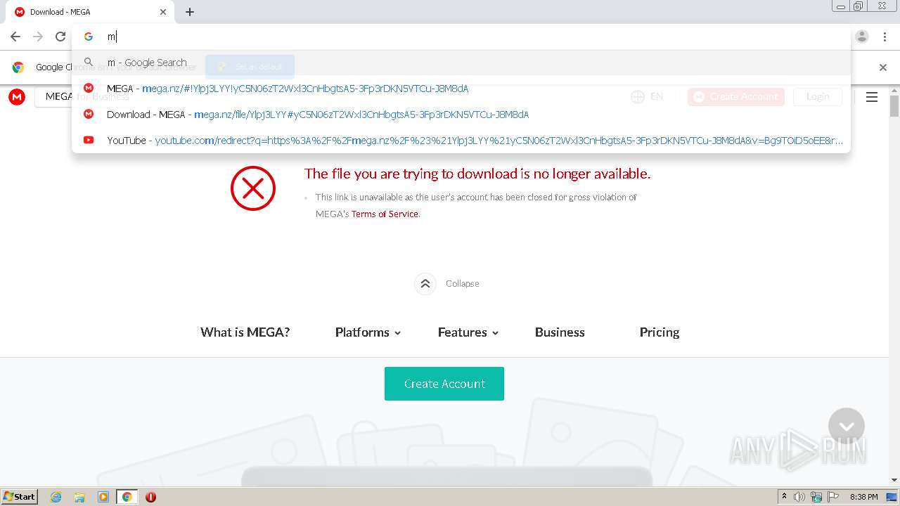 Malware analysis https://www.youtube.com/redirect?q=https%3A%2F%2Fmega.nz%2F%23%21Ylpj3LYY ...