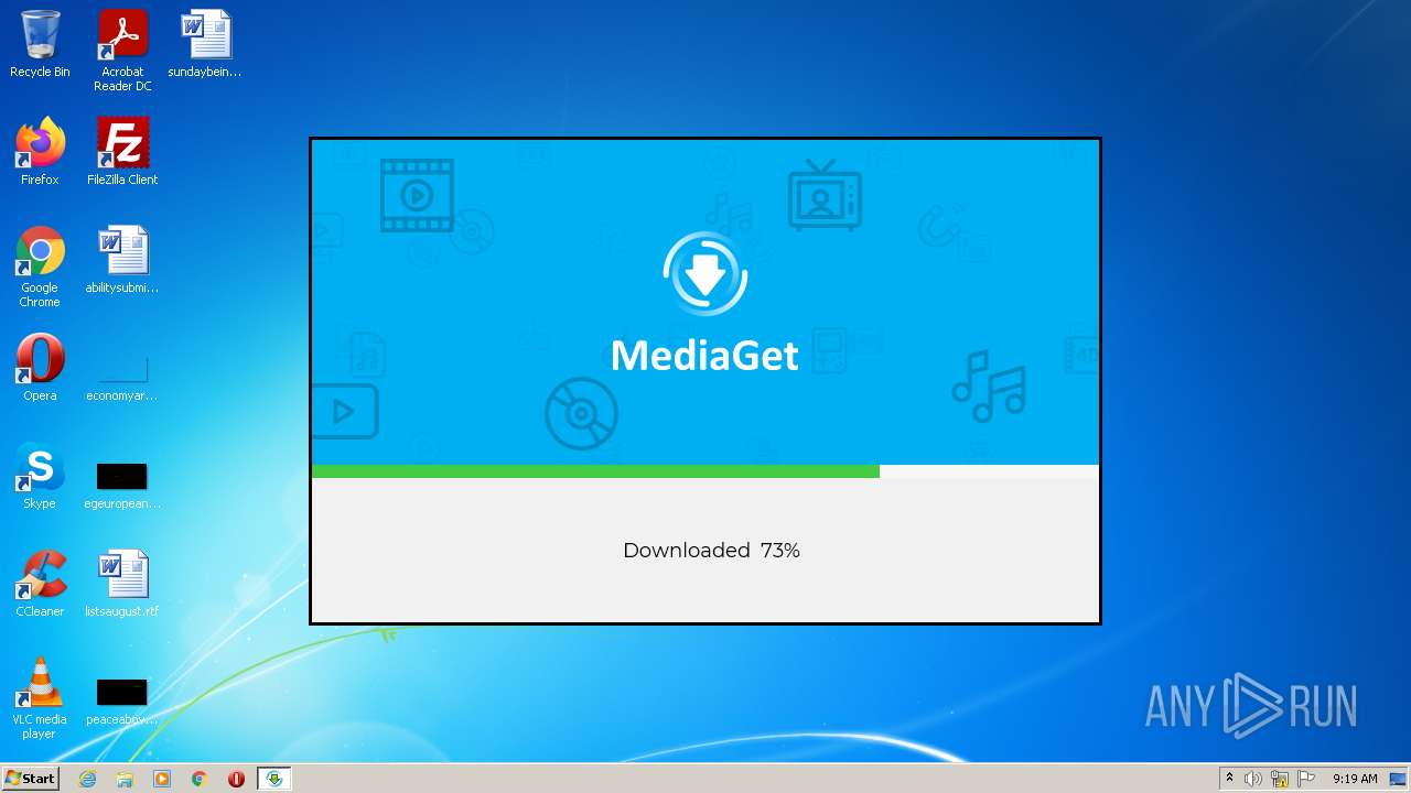 Malware analysis mediaget.exe Malicious activity | ANY.RUN - Malware ...