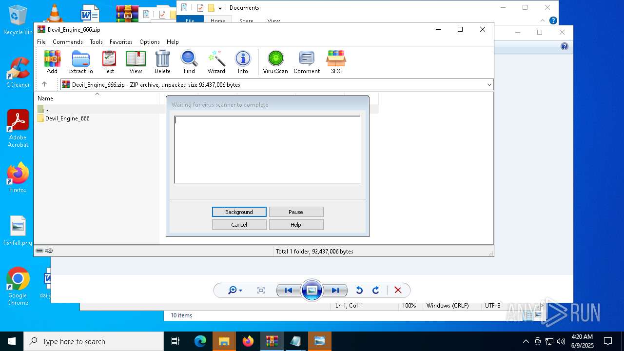 Malware analysis Devil_Engine_666.zip Malicious activity | ANY.RUN - Malware Sandbox Online
