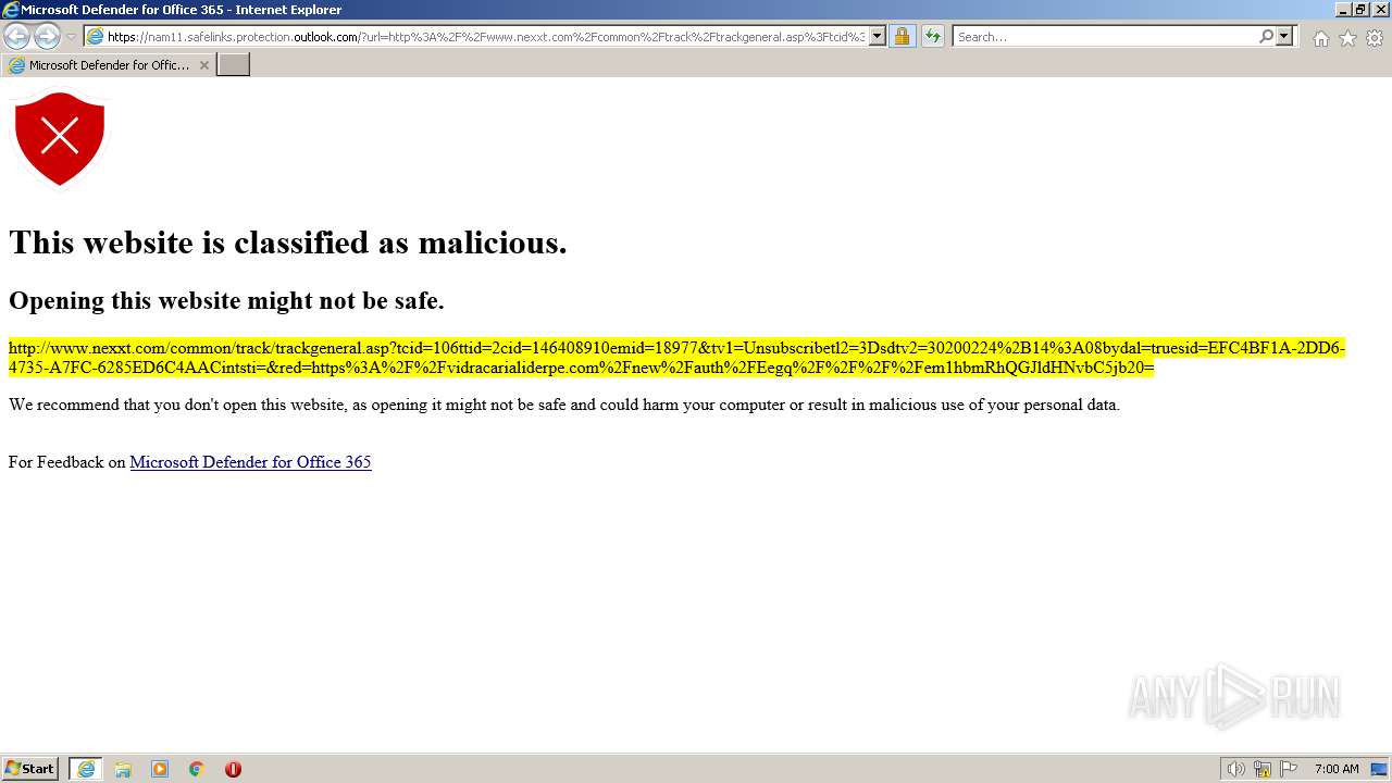 Malware Analysis Https: Nam11.safelinks.protection.outlook.com ?url