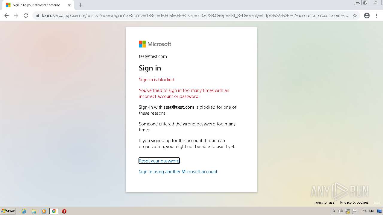 Malware analysis https://login.live.com/login.srf?wa=wsignin1.0&rpsnv=13&ct=1650566589&rver=7.0 ...