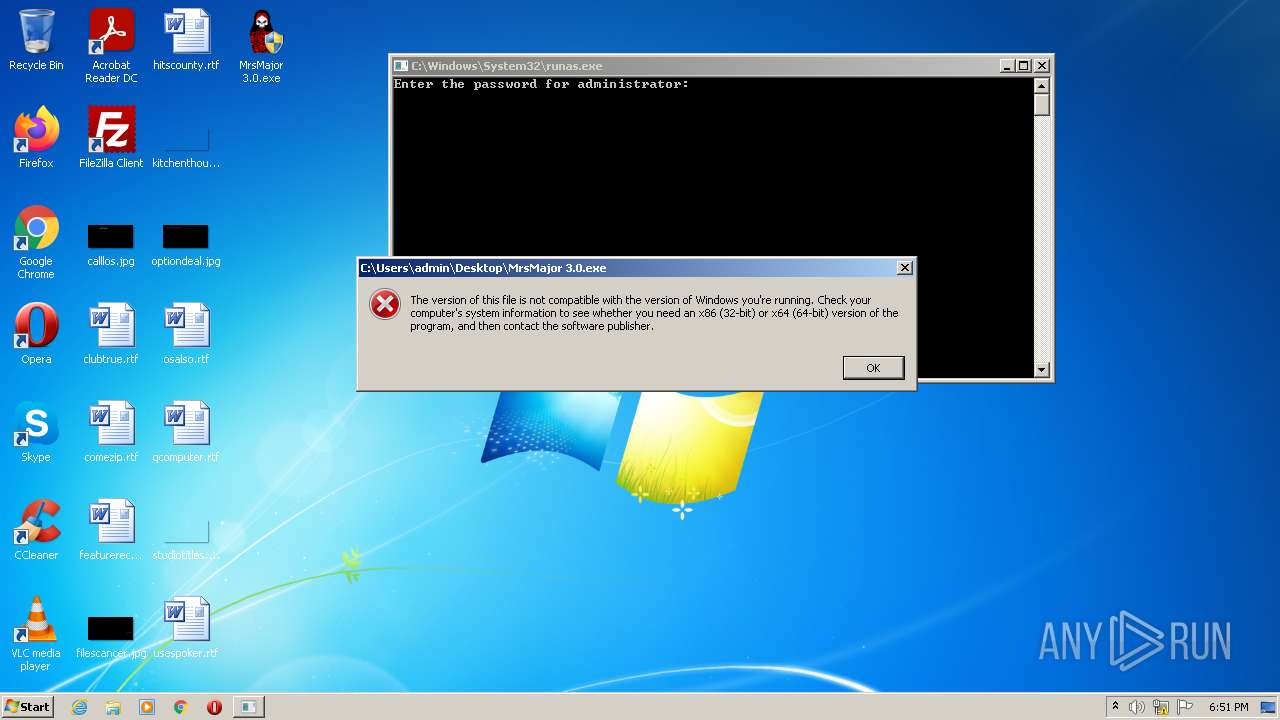 Malware Analysis Mrsmajor 3.0.exe Malicious Activity 