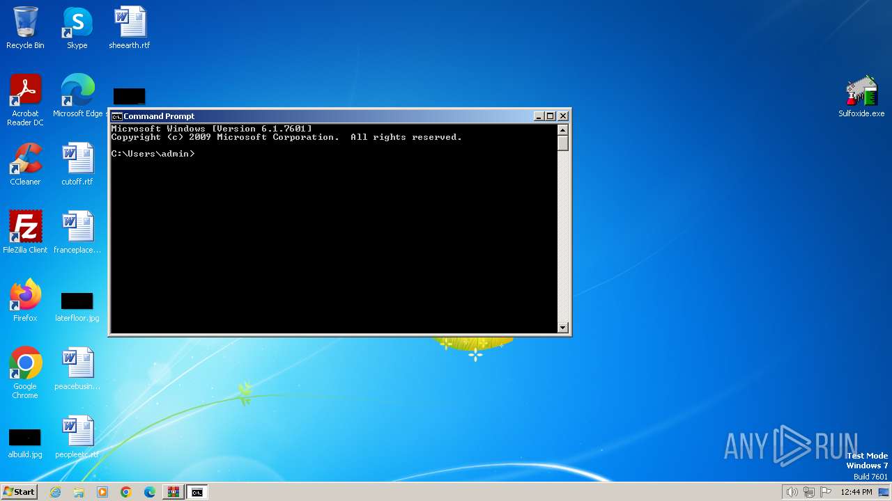 Malware analysis Sulfoxide.7z Malicious activity | ANY.RUN - Malware ...
