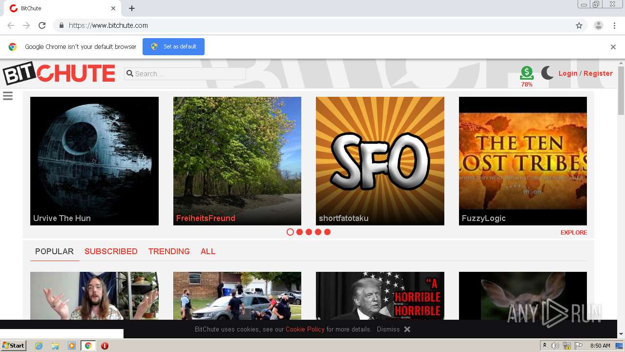 Malware analysis http://www.bitchute.com Malicious activity | ANY.RUN ...