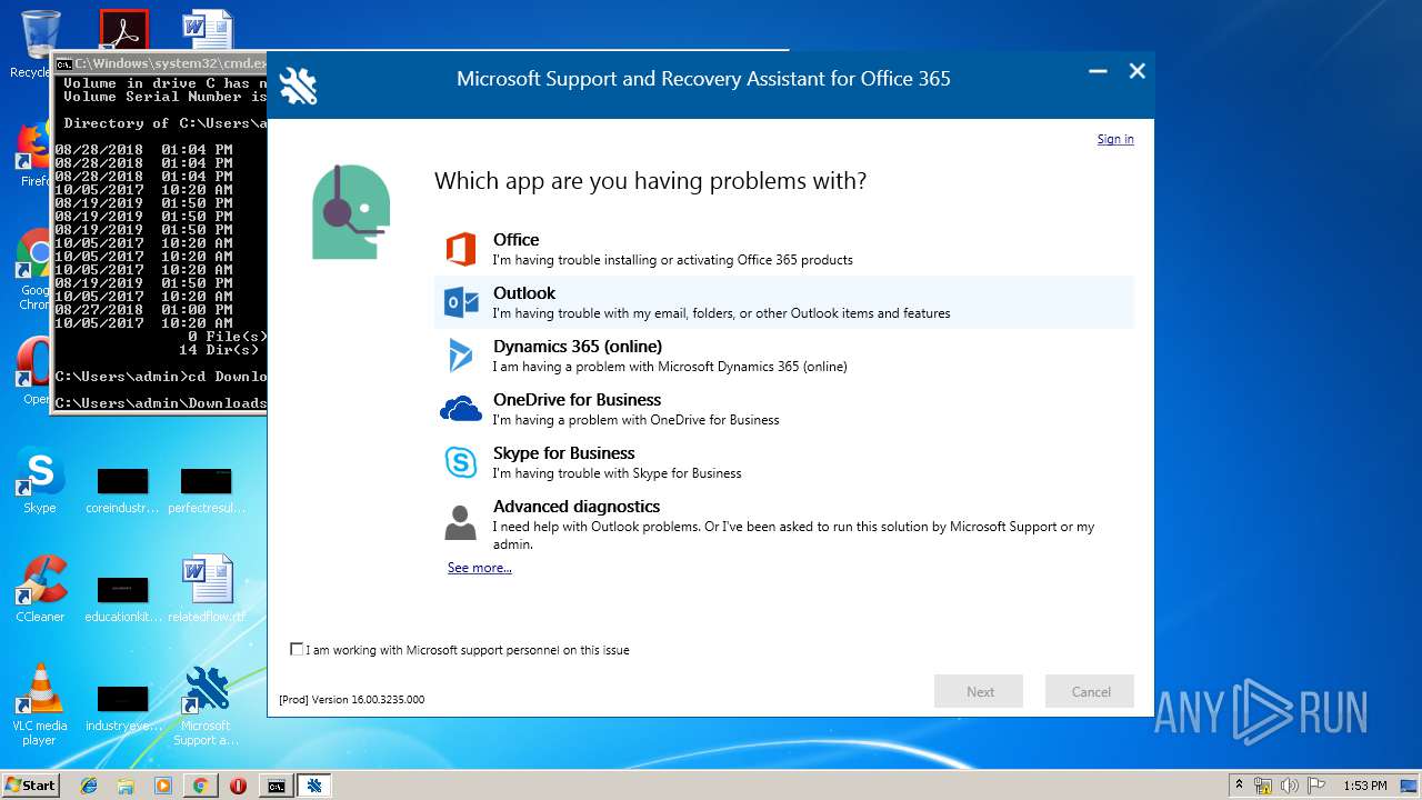 Malware Analysis Https: Outlookdiagnostics.azureedge.net Sarasetup