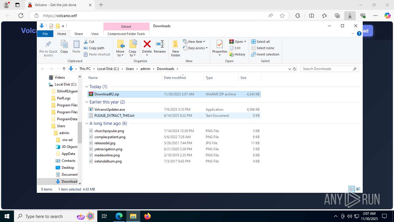 Malware analysis https://volcano.wtf/ Malicious activity | ANY.RUN ...