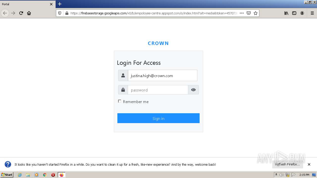 Malware analysis https://firebasestorage.googleapis.com/v0/b/empoloyee ...