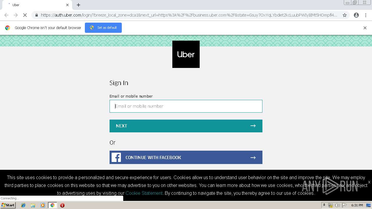 Malware analysis https://auth.uber.com/login/?breeze_local_zone=dca1 ...