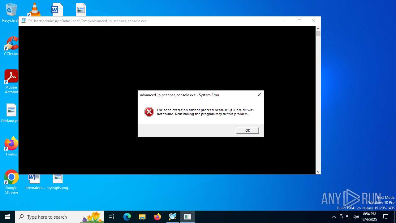 Malware analysis advanced_ip_scanner_console.exe Malicious activity ...