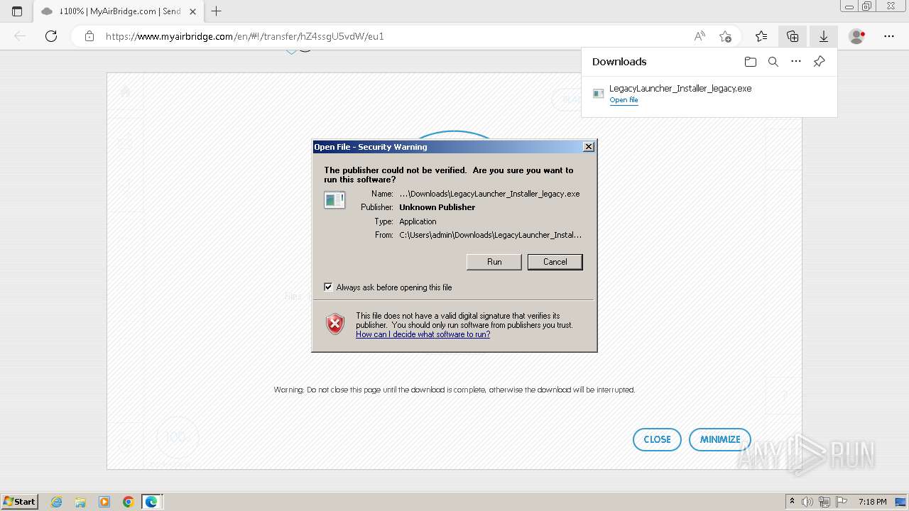 Malware analysis https://mab.to/t/hZ4ssgU5vdW/eu1 Malicious activity | ANY.RUN - Malware Sandbox ...