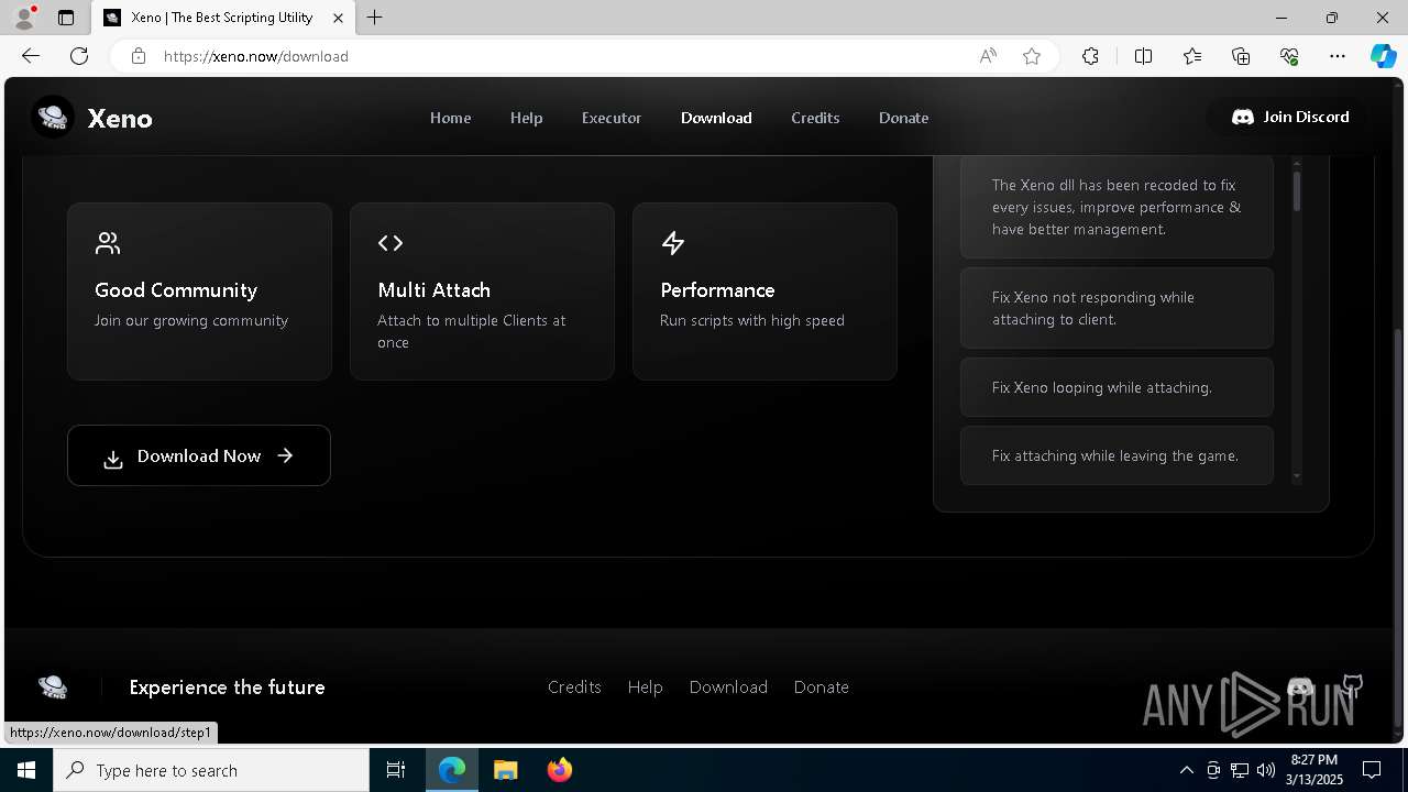 Malware analysis https://xeno.now Malicious activity | ANY.RUN ...