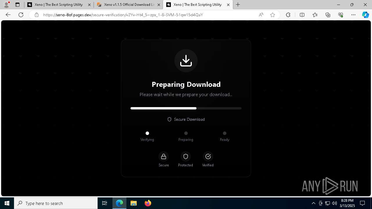 Malware analysis https://xeno.now Malicious activity | ANY.RUN ...