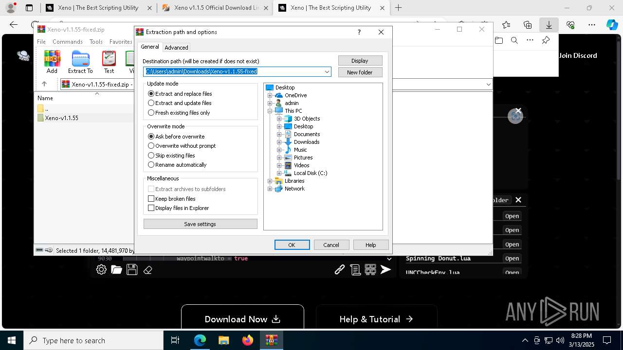 Malware analysis https://xeno.now Malicious activity | ANY.RUN ...