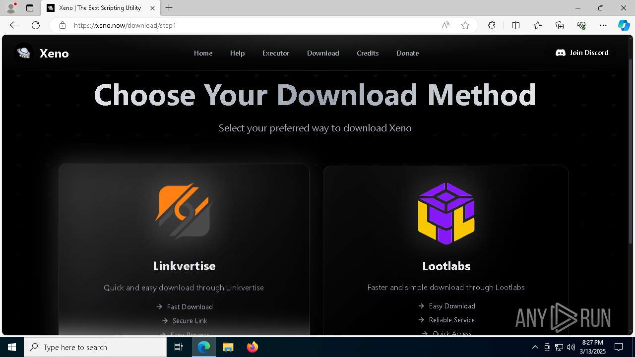 Malware analysis https://xeno.now Malicious activity | ANY.RUN ...