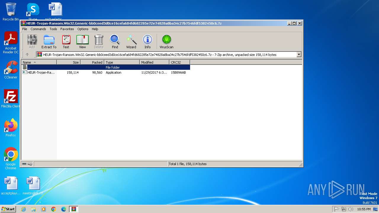 Malware analysis HEUR-Trojan-Ransom.Win32.Generic ...
