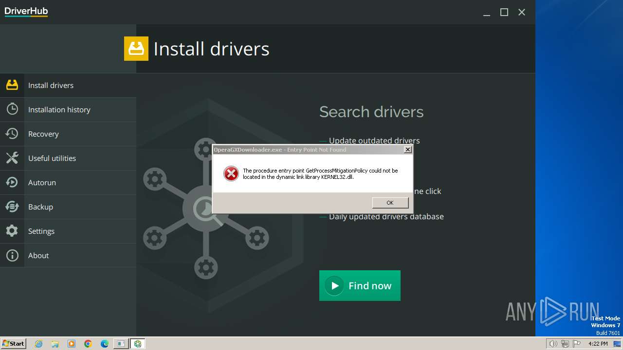 Malware Analysis Driver-hub-install 28.exe Malicious Activity