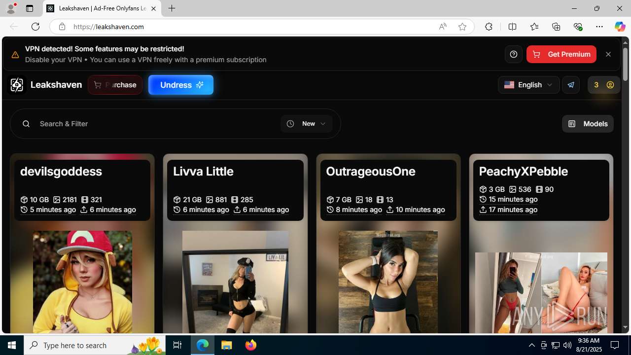 Malware analysis leakshaven.com Malicious activity | ANY.RUN - Malware Sandbox Online