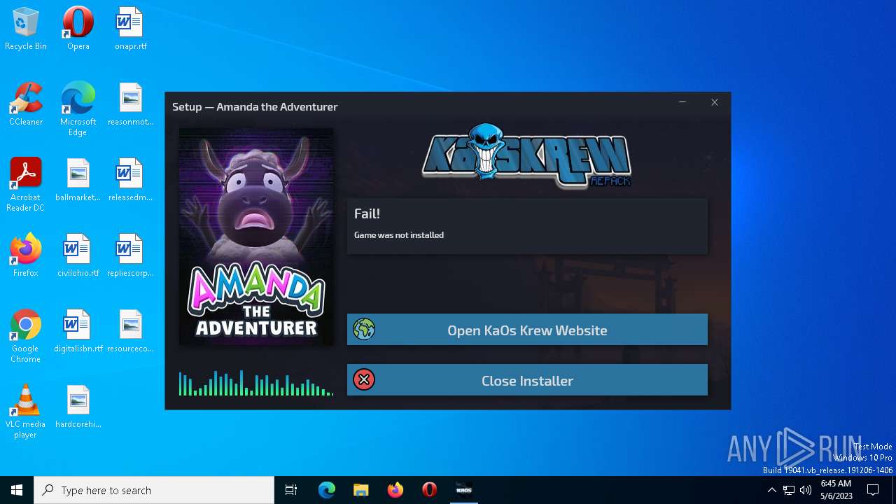Malware analysis Setup.exe Malicious activity | ANY.RUN - Malware Sandbox Online
