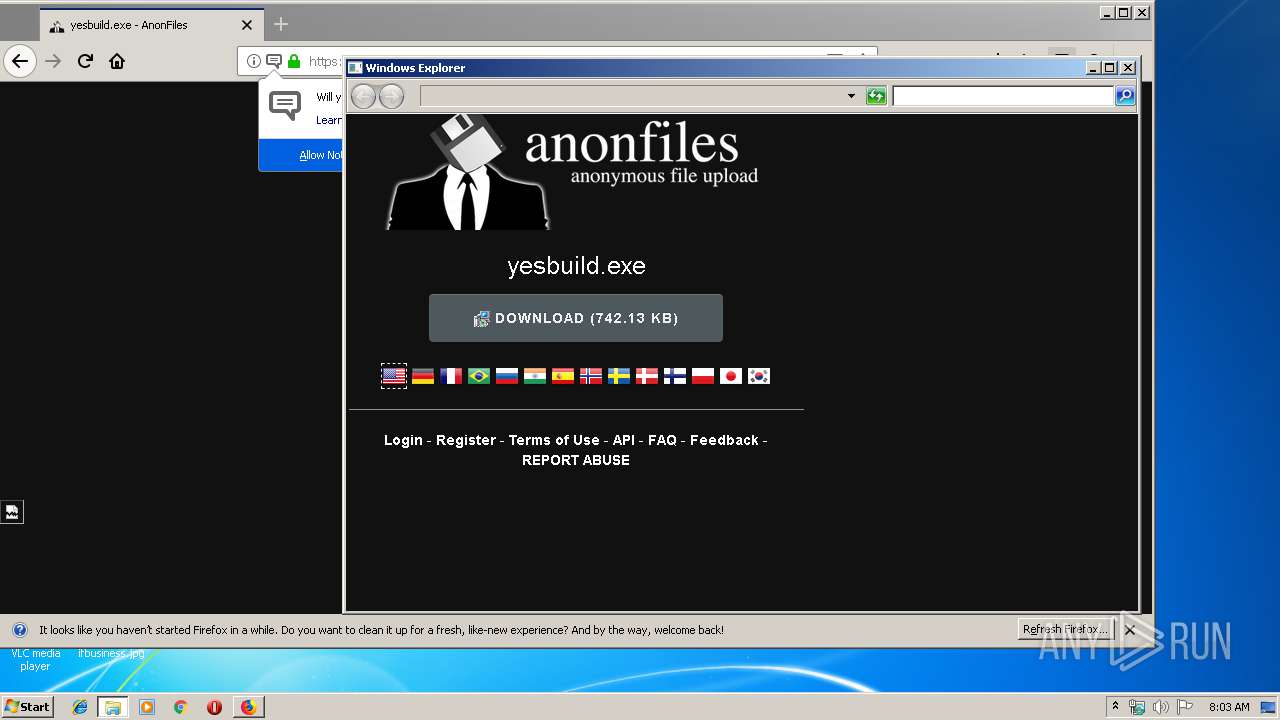 Anonfiles Upload File