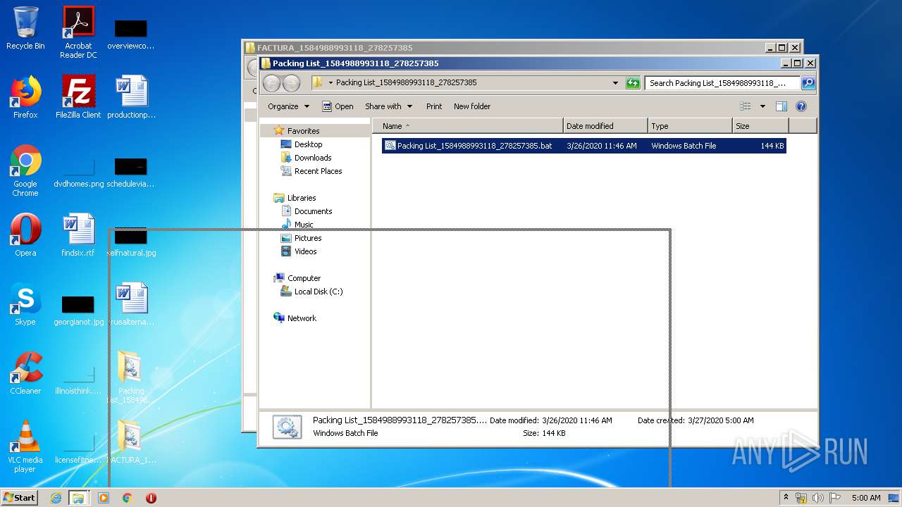 Malware analysis Evidencia.zip Malicious activity | ANY.RUN - Malware ...