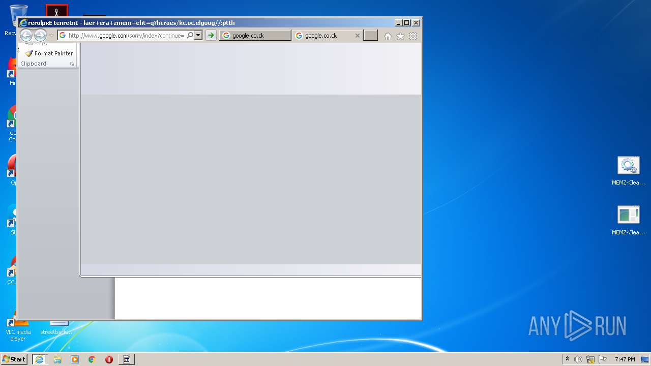 Malware analysis MEMZ - CLEANED - Password is MEMZ.rar Malicious ...
