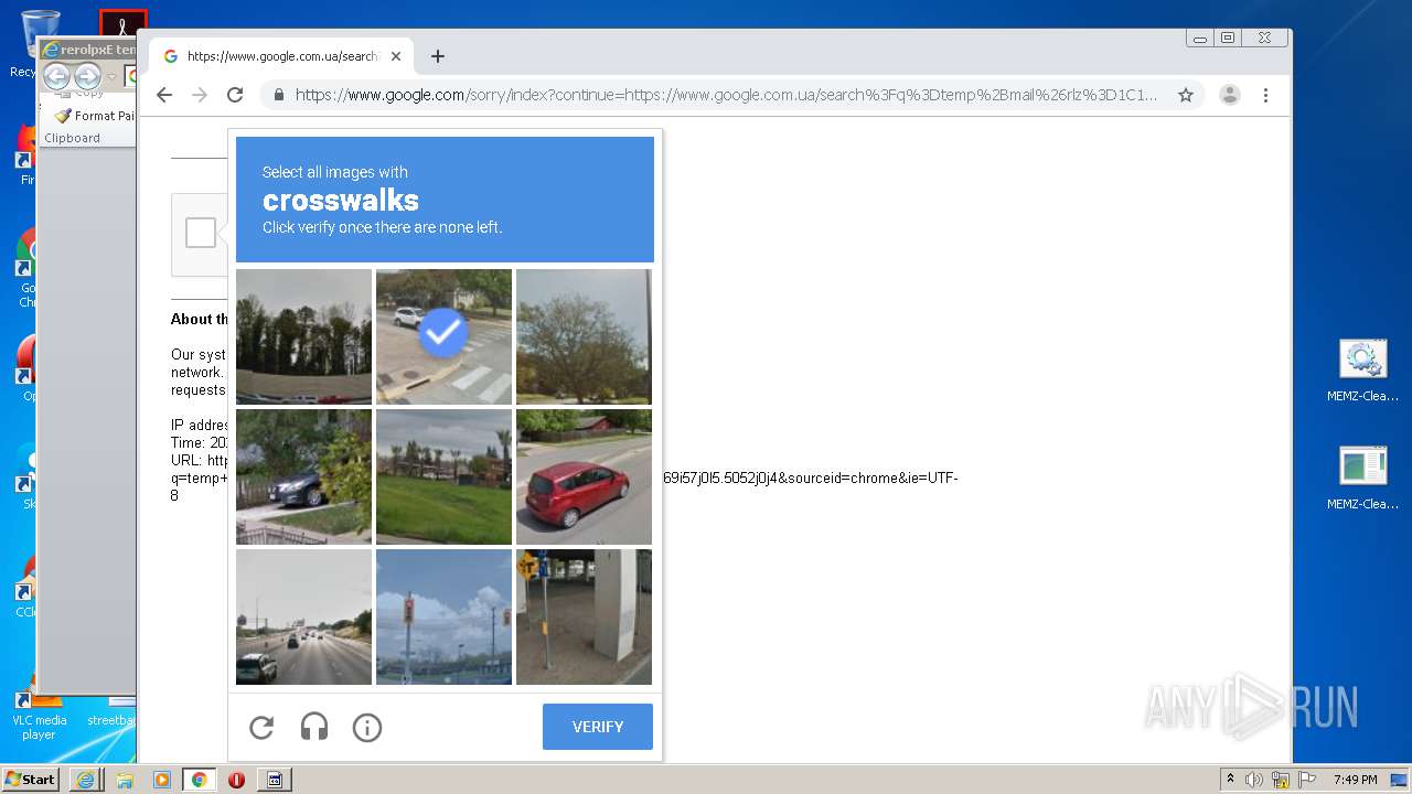 Malware analysis MEMZ - CLEANED - Password is MEMZ.rar Malicious ...