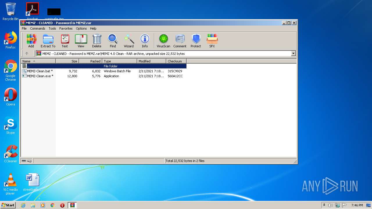Malware analysis MEMZ - CLEANED - Password is MEMZ.rar Malicious ...
