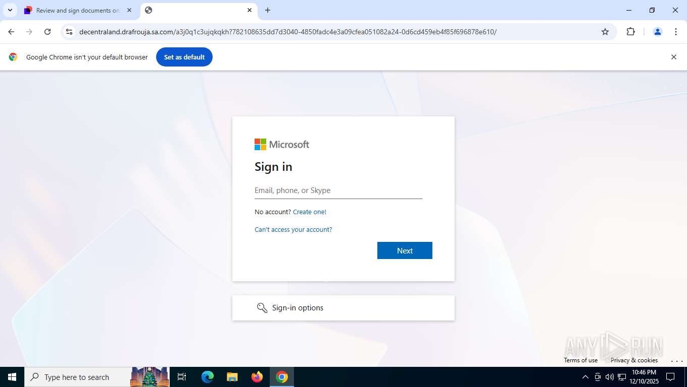 Malware analysis https://www.docusign.net/Signing/EmailStart.aspx?a=a48db34e-228c-4fb7-b634 ...