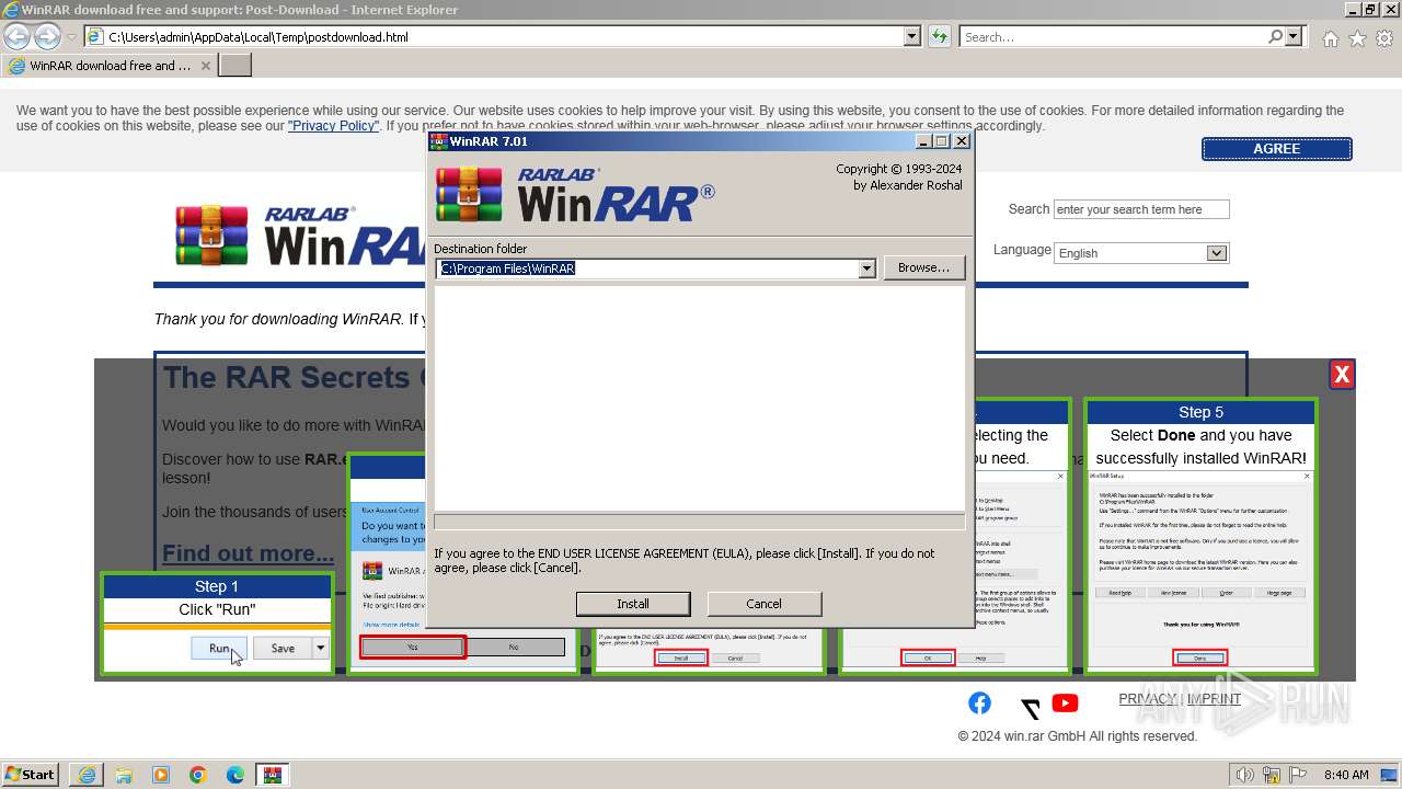 Analysis https://www.win-rar.com/postdownload.html?&L=0&Version=32bit Malicious activity ...