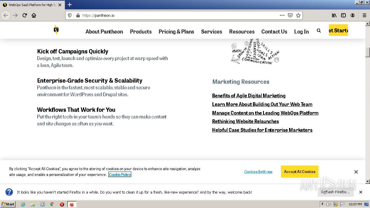 Malware analysis https://pantheon.io/ Malicious activity | ANY.RUN - Malware Sandbox Online