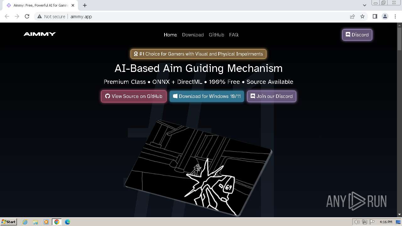 Malware analysis aimmy.app Malicious activity | ANY.RUN - Malware ...