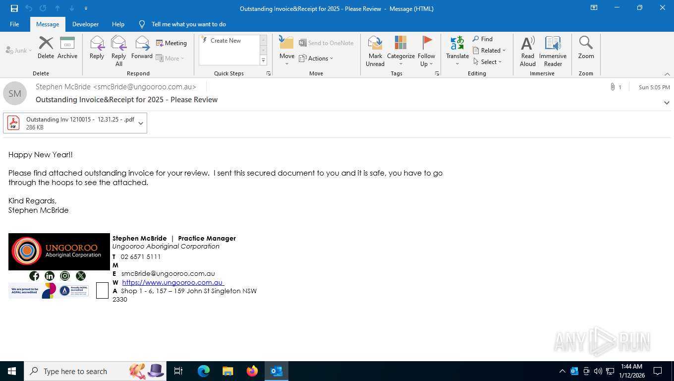 Malware analysis message (5).eml Malicious activity | ANY.RUN - Malware ...
